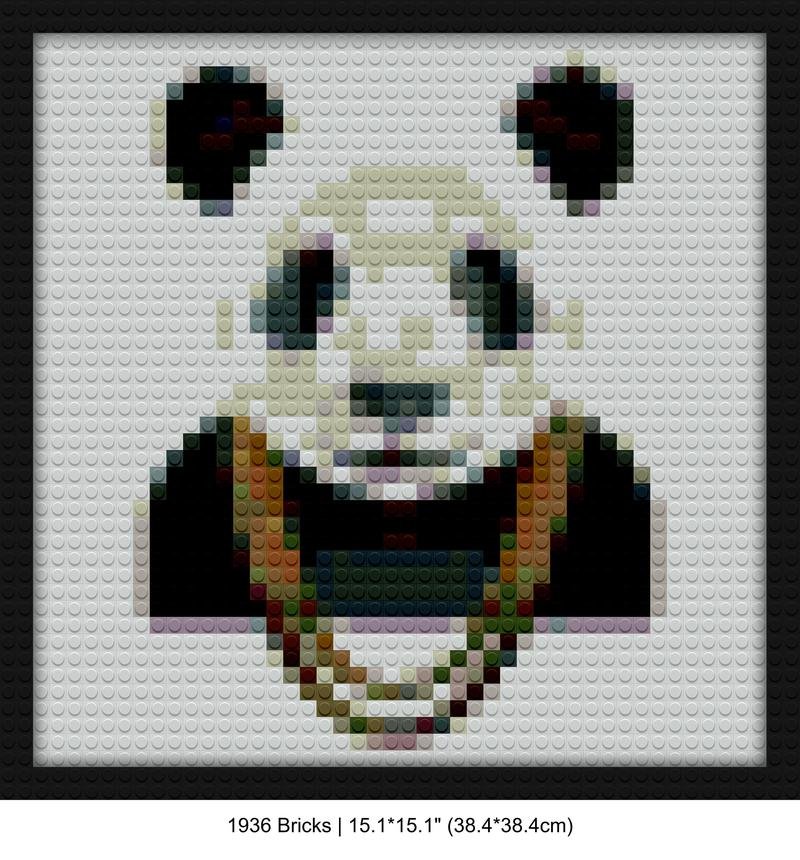 Desiigner Panda Bricks Art - Mosaic Blocks