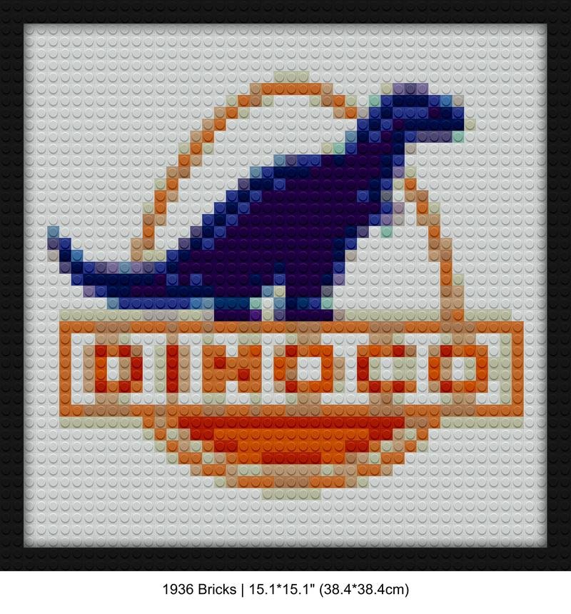 Dinoco Cars Bricks Art