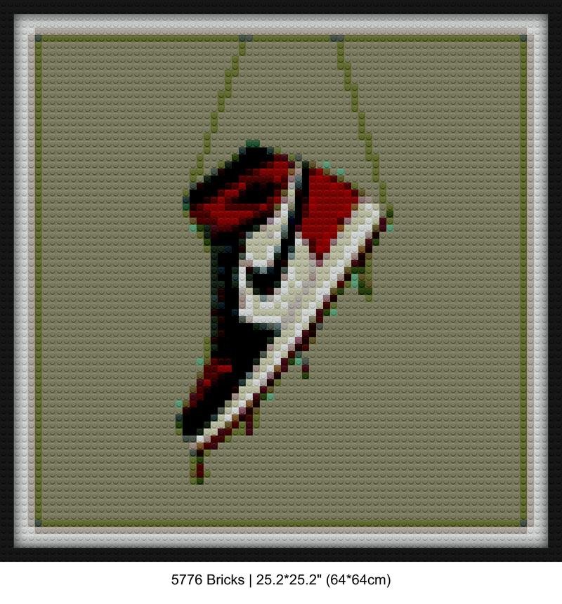 Jordan 1 Bricks Art