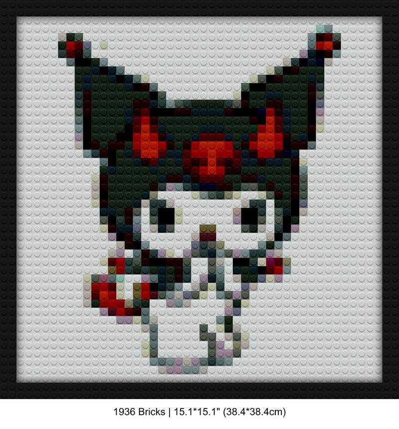 Kuromi Devil Bricks Art
