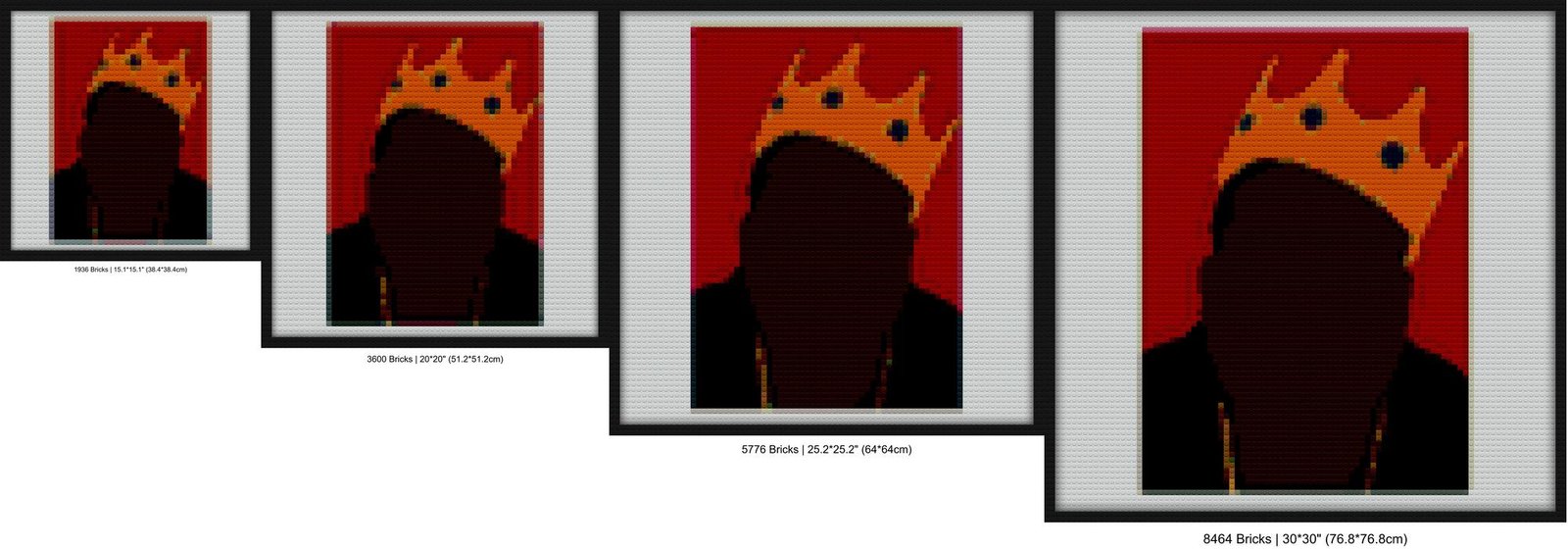 Notorious BIG Bricks Art