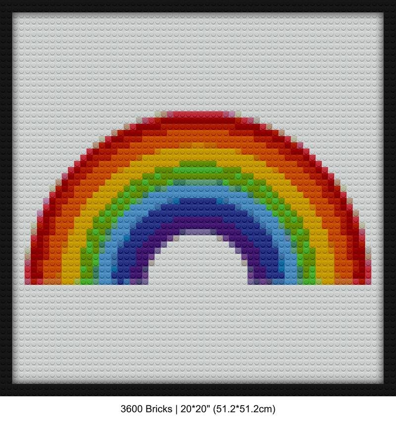 Rainbow Bricks Art