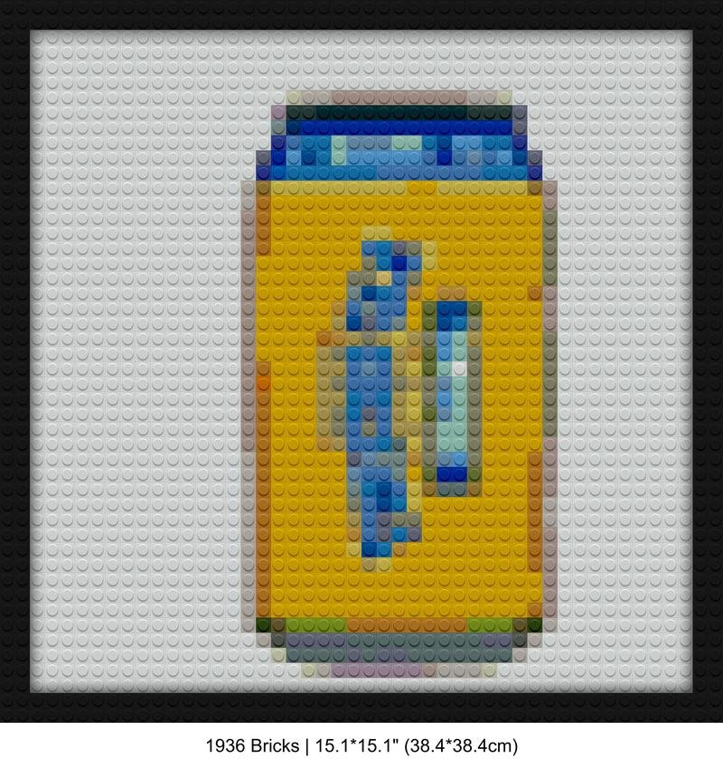 twisted tea cartoon Bricks Art