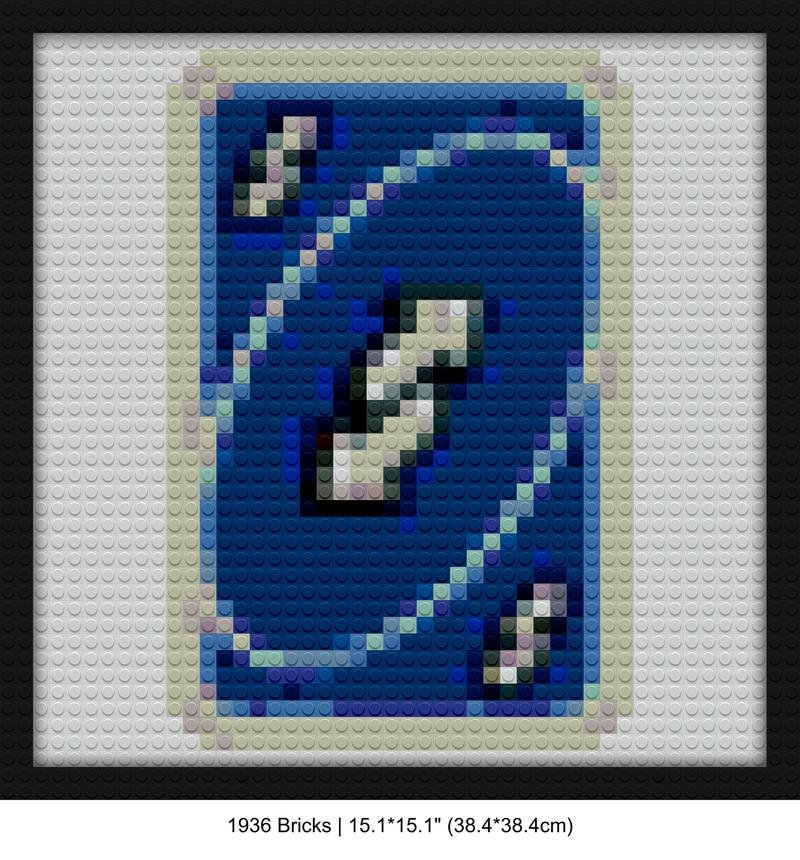 Uno reverse Bricks Art